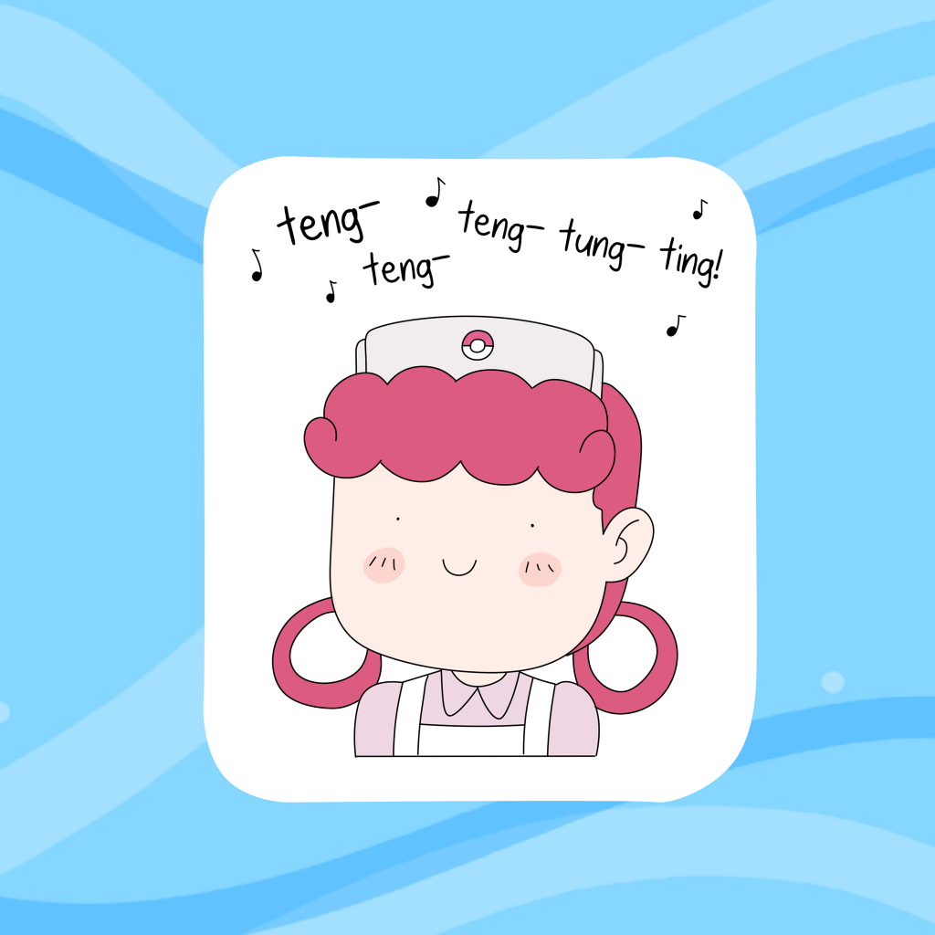 SSKAIT Nurse Joy Waterproof funny pokemon mood die cut sticker - Teng ...