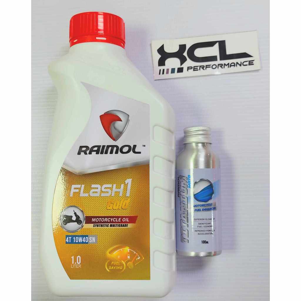 Raimol Flash Gold 4T 10w40 SN 1 liter | Shopee Philippines