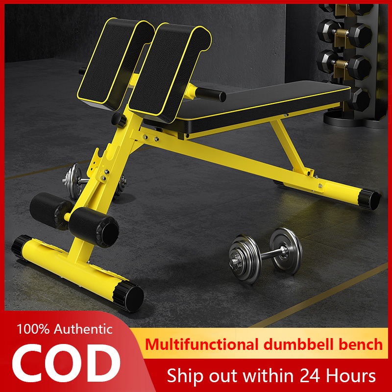 DONIUZ Roman Chair Multi-function Dumbbell Bench Preacher Bench Supine ...