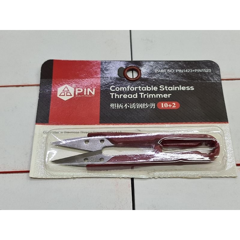 PIN brand Trimmer scissor for sewing thread cutter chokay | Shopee ...