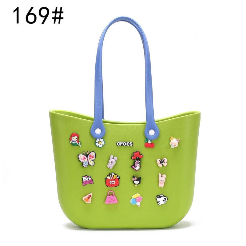 169# High quality crocs shoulder bag with jibbitz. | Shopee Philippines