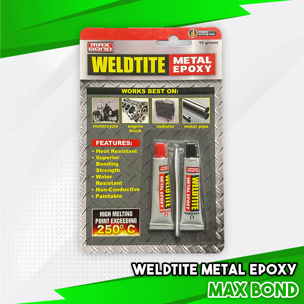 MAX BOND WELDTITE METAL EPOXY | Shopee Philippines