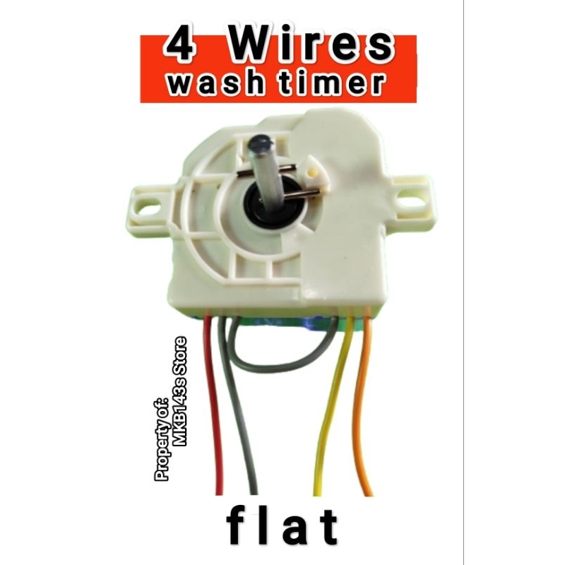 WASH TIMER 4 WIRES FLAT | Shopee Philippines