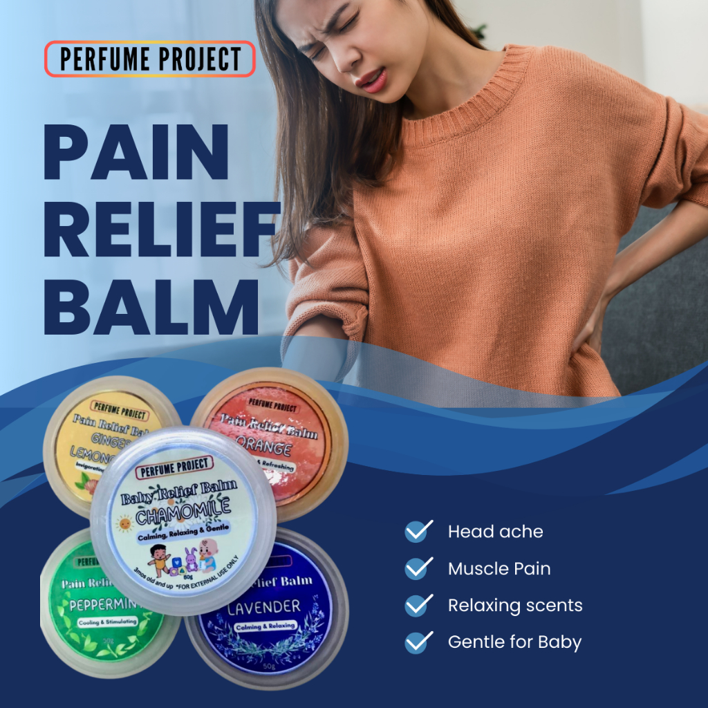 Pain Relief Balm for Minor Pain, Athritis, Muscle Pain, Sprain, Cold ...