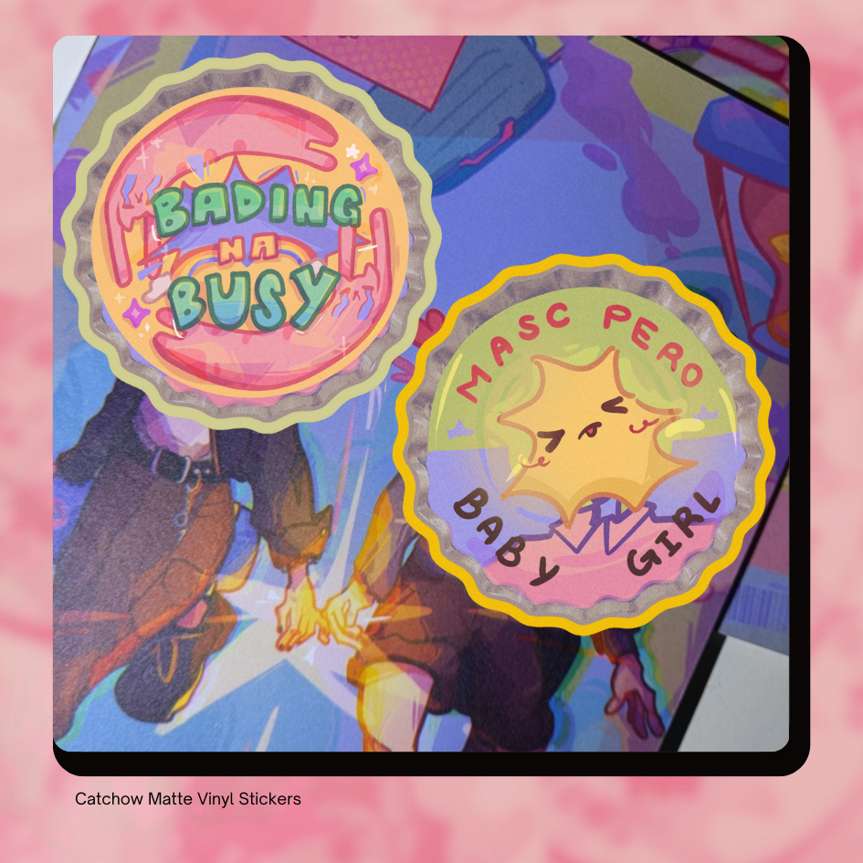 Bading na busy || Masc na babygirl || Matte Waterproof Vinyl Sticker ...