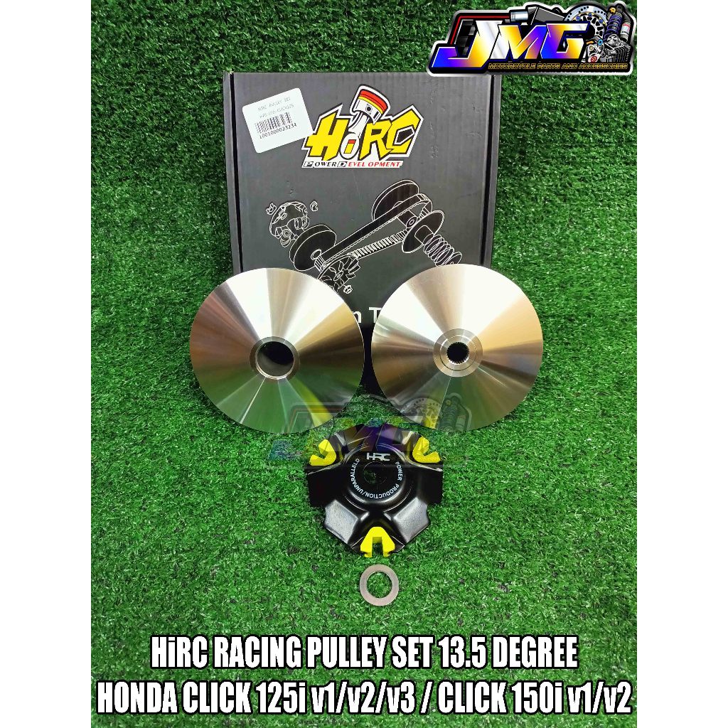 HONDA CLICK 125i v1 / v2 / v3 / CLICK 150i v1 / v2 HIRC PULLEY SET WITH ...