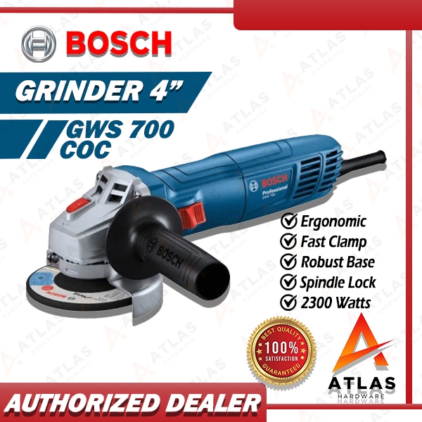 Bosch GWS 700 Professional Angle Grinder 710W Original! | Shopee ...