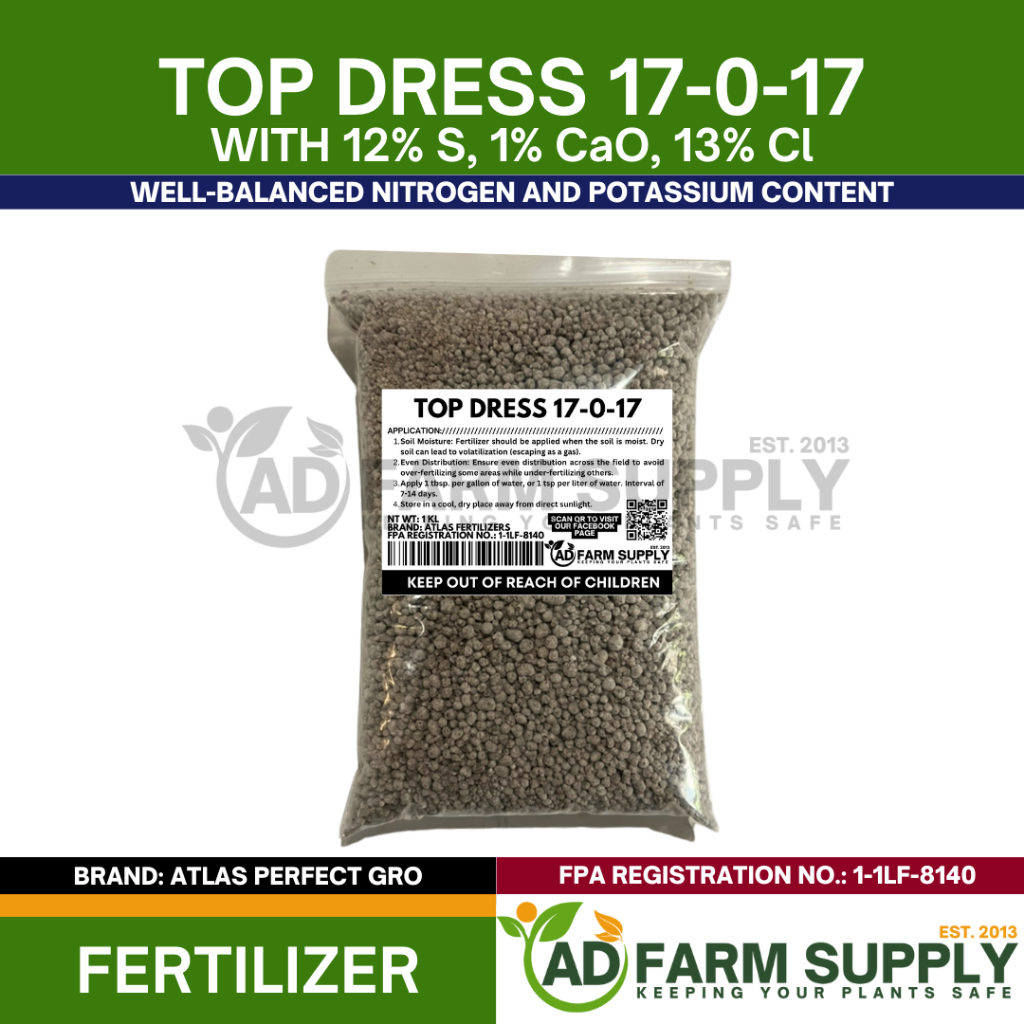 Top Dress 17-0-17 Fertilizer - Enhanced Growth Formula with Balanced ...