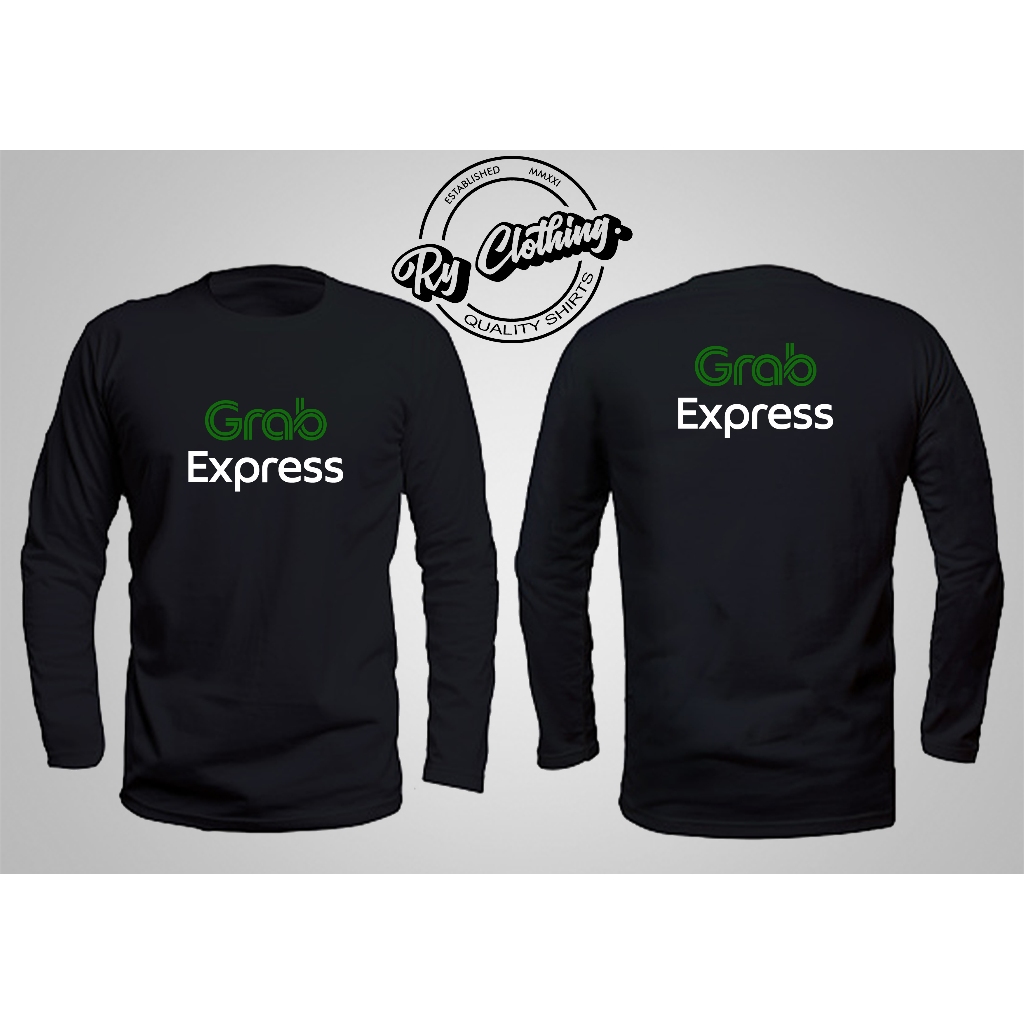DRI-FIT GRAB EXPRESS BLACK RIDER LONGSLEEVE UNISEX | Shopee Philippines