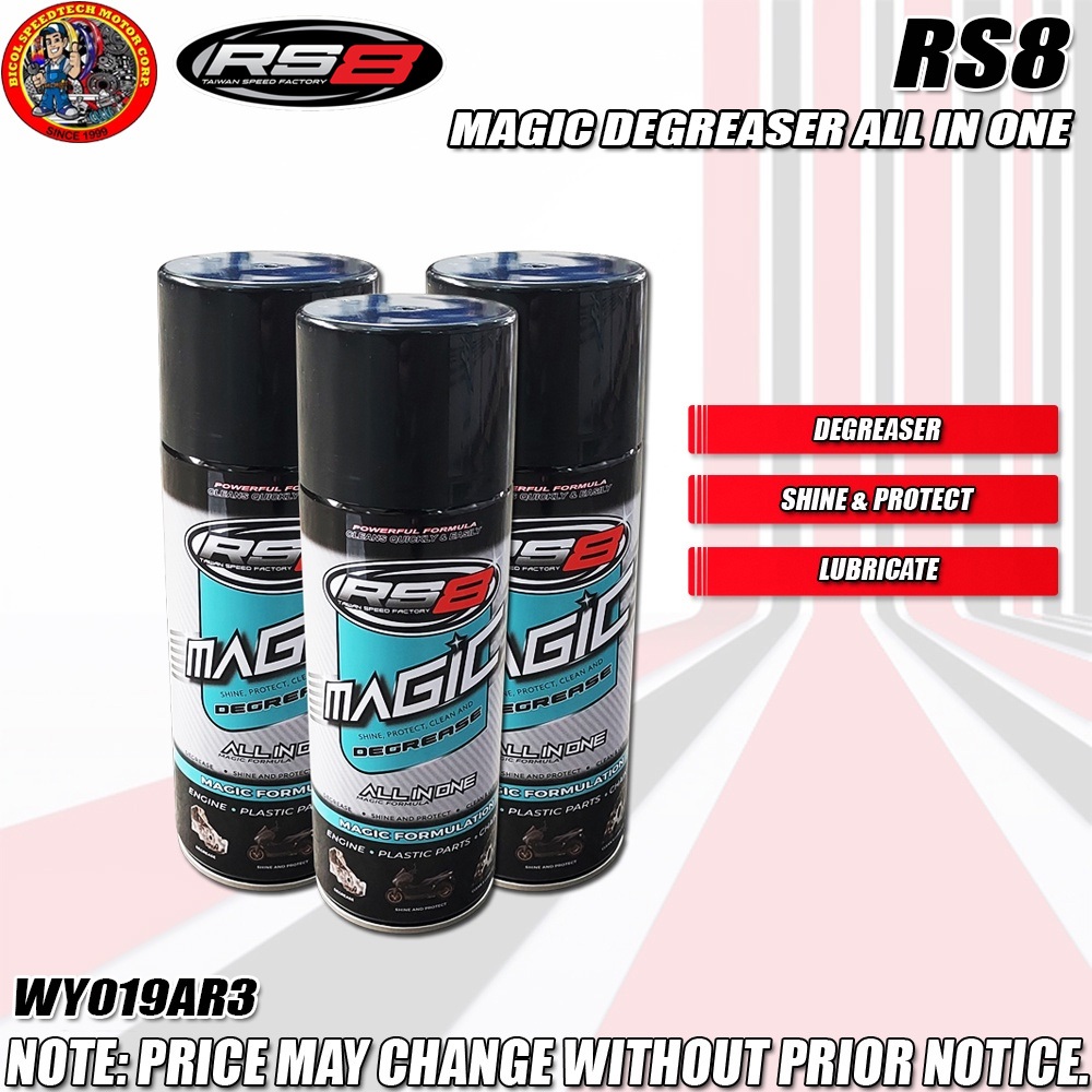 RS8 MAGIC DEGREASER ALL IN ONE (WY019AR3) | Shopee Philippines