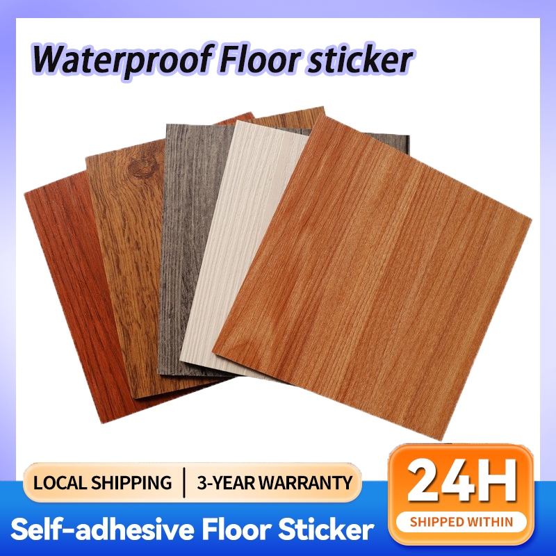 Vinyl Floor Sticker 30X30cm Waterproof PVC Vinyl Tiles Flooring Self ...