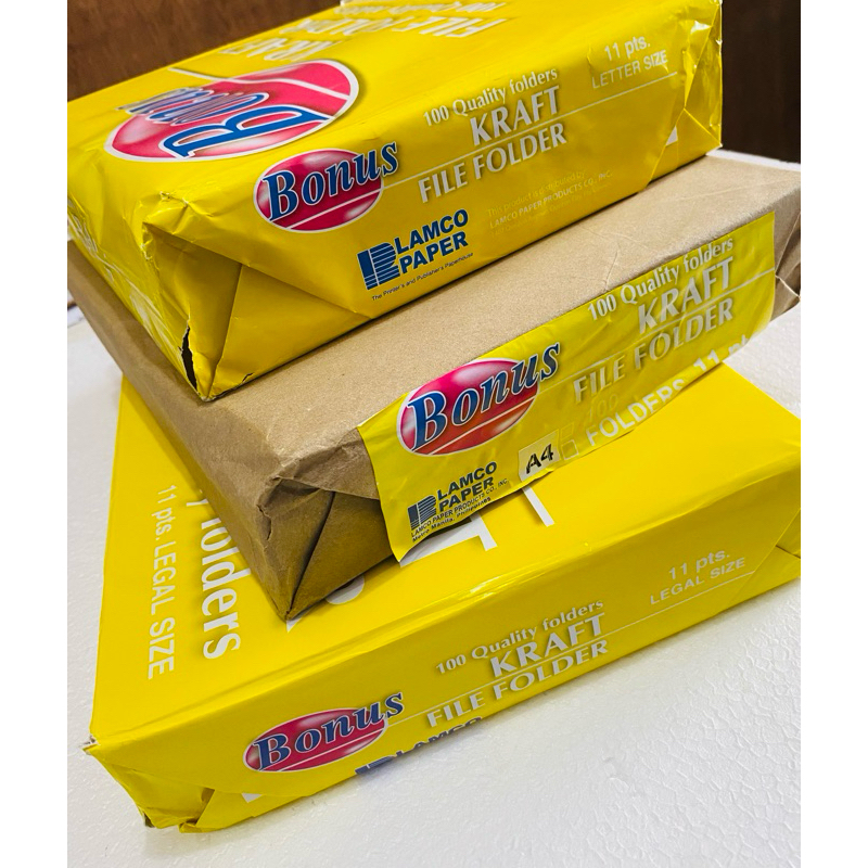 Brown Folder (100pcs) per ream | Shopee Philippines
