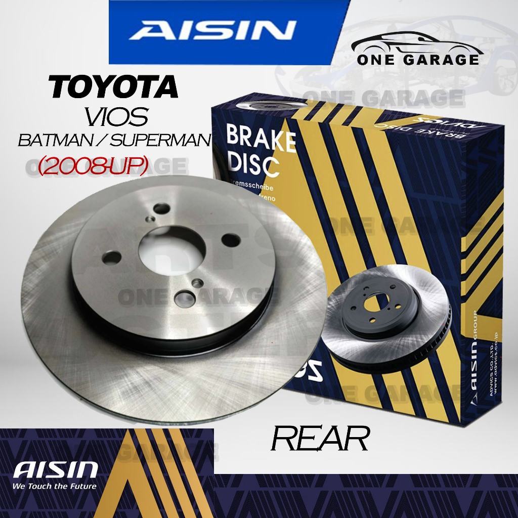 Brake Disc Rotor REAR For TOYOTA VIOS BATMAN / SUPERMAN (2008-UP ...