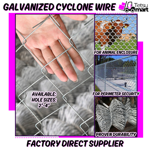 Galvanized Cyclone Wire Chain Link Fences Wire Mesh High Quality ...