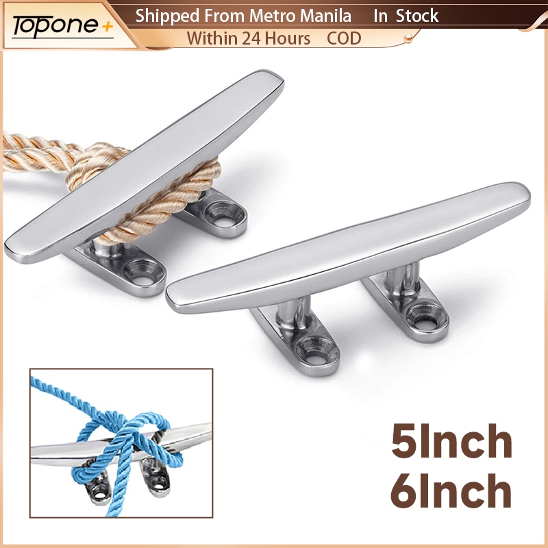 5/6 inch Stainless Steel Boat Rope Tie Cleat Dock Cleat Mooring Boat ...