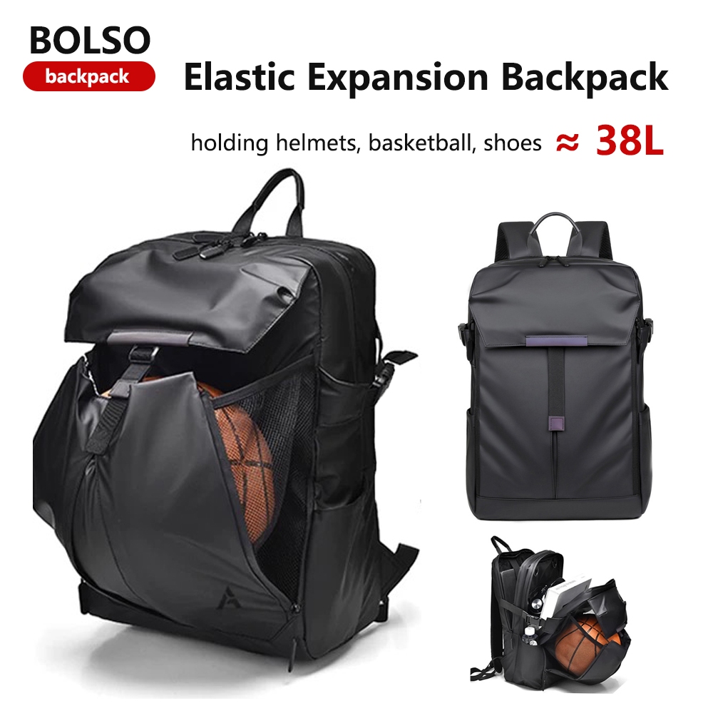 Mens Laptop Backpack Waterproof School Bag with Basketball Helmet ...