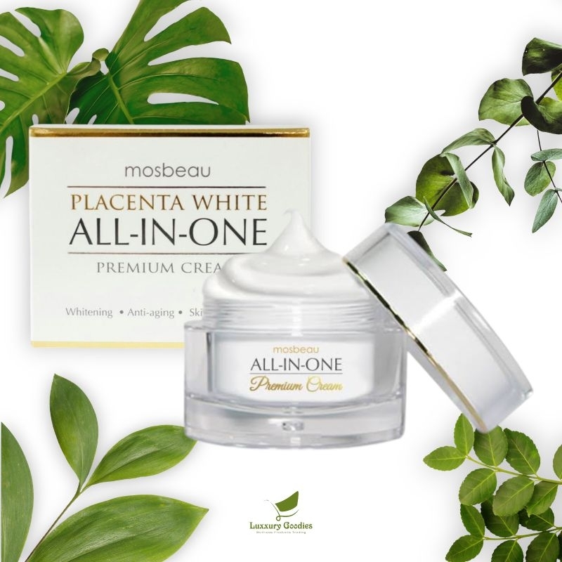 SALE! Mosbeau Placenta White All-in-One Premium Cream 55g | Met ...