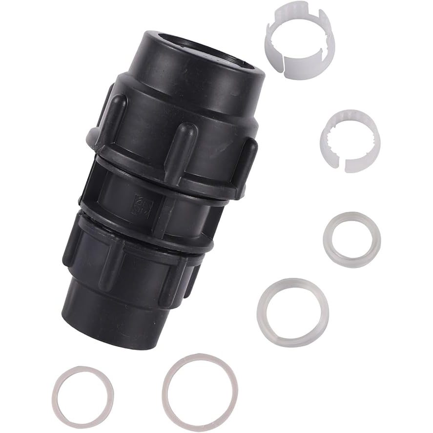 PE Pipe Reducer Fitting System Connection Hose Connector 25-50mm to 20 ...