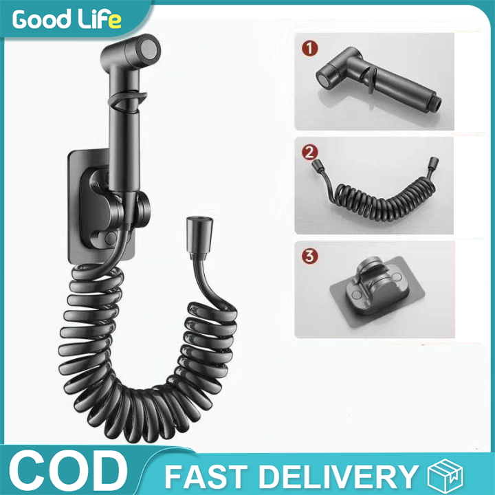 Handheld Bidet Sprayer Set Spray Gun Bathroom Self-Cleaning Handheld ...