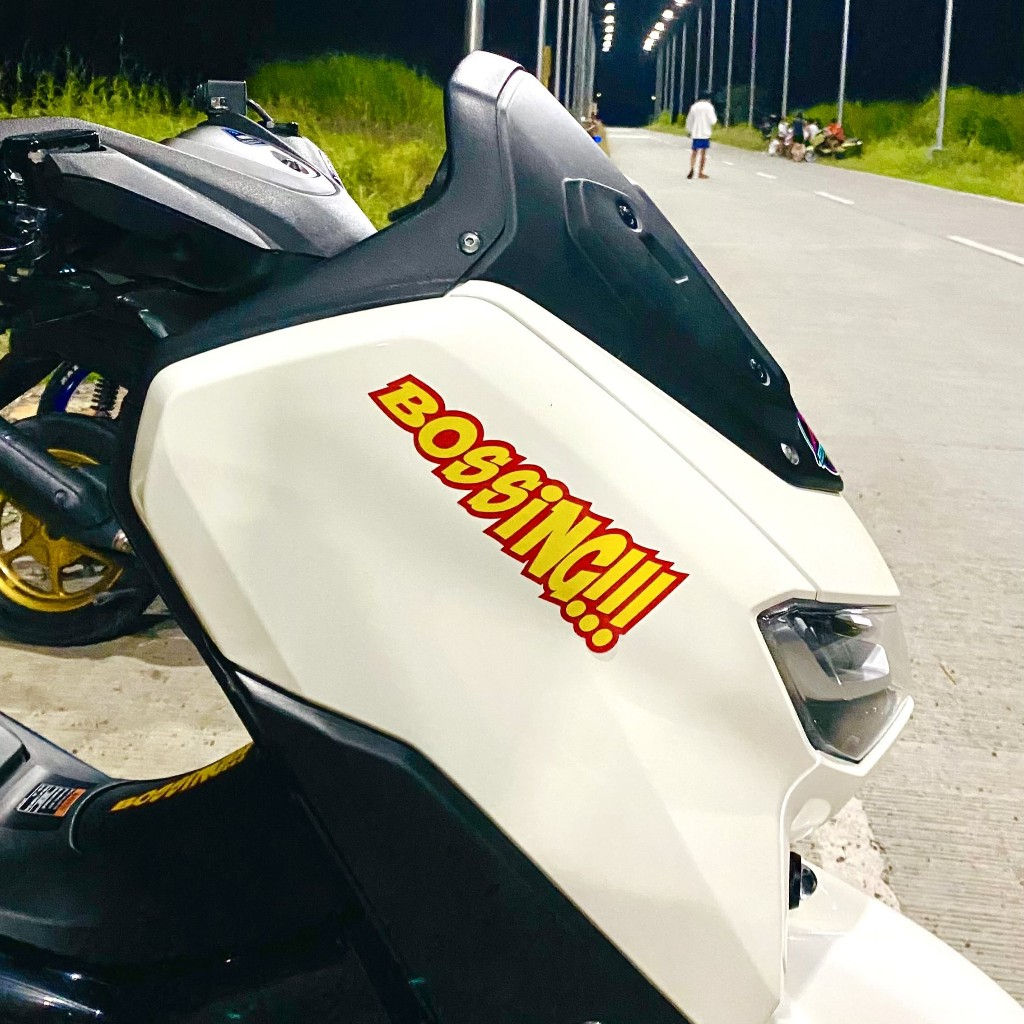 Bossing Sticker Decals Cutout Vinyl Waterproof | Shopee Philippines