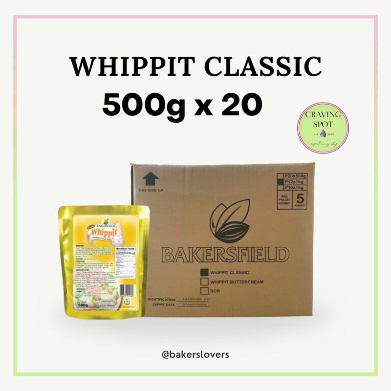20 PCS 500G Classic WhippIt |March 2026 Expiry | Shopee Philippines