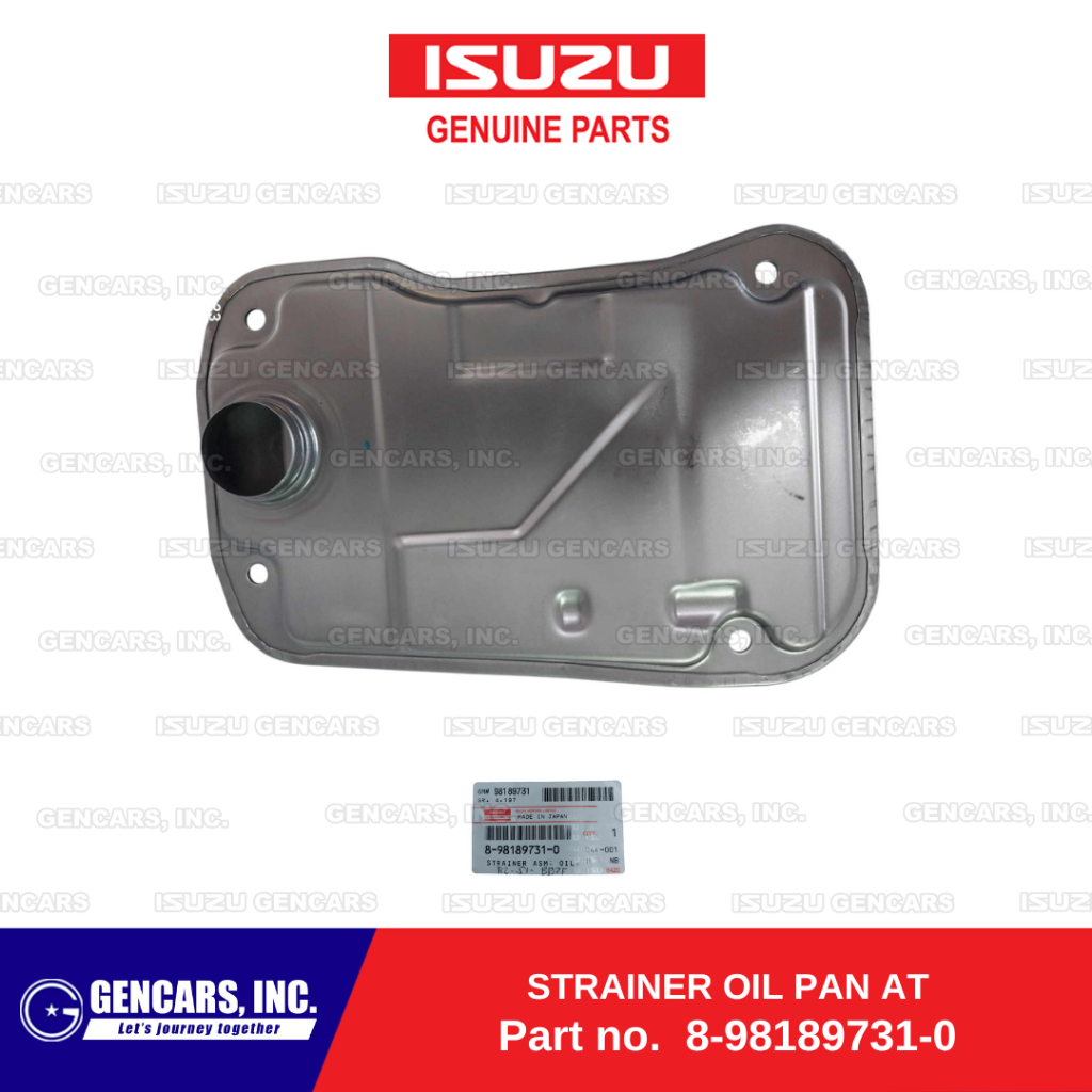 Isuzu Strainer Oil Pan Auto Trans for Mux 2015-2019 / Dmax 2015-2019 ...