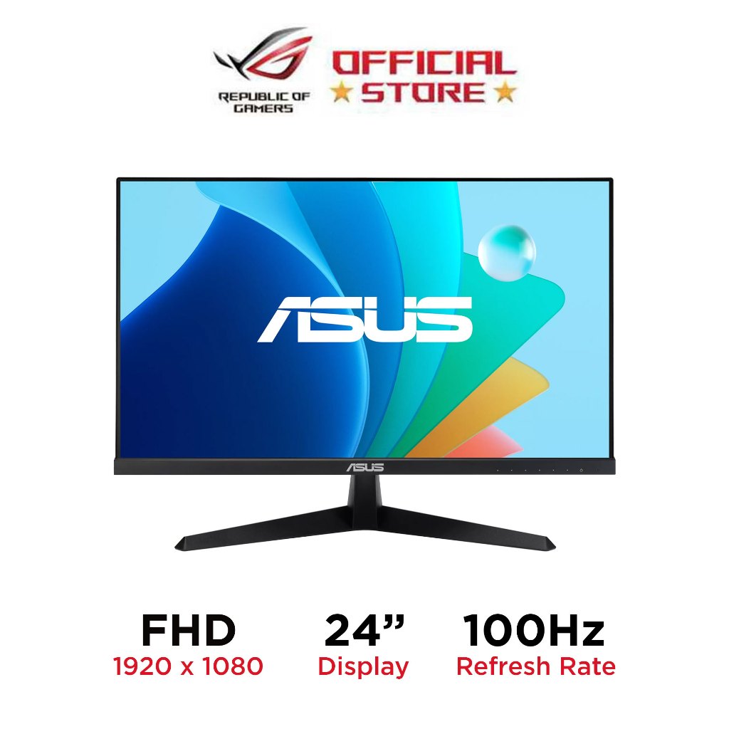 Asus VY249HF-R 24" FHD IPS Technology 1ms 100Hz Adaptive Sync Eye Care ...