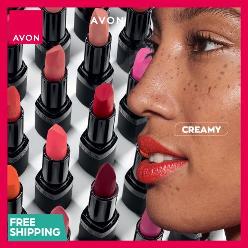 Avon Ultra Creamy Lipstick 24H Lasting Finish Waterproof Lip Tint ...