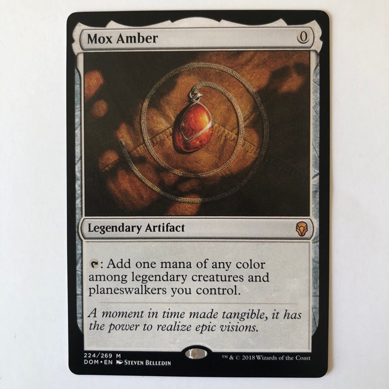 MTG Proxy Playtest Card - Mox Amber (DOM) | Shopee Philippines