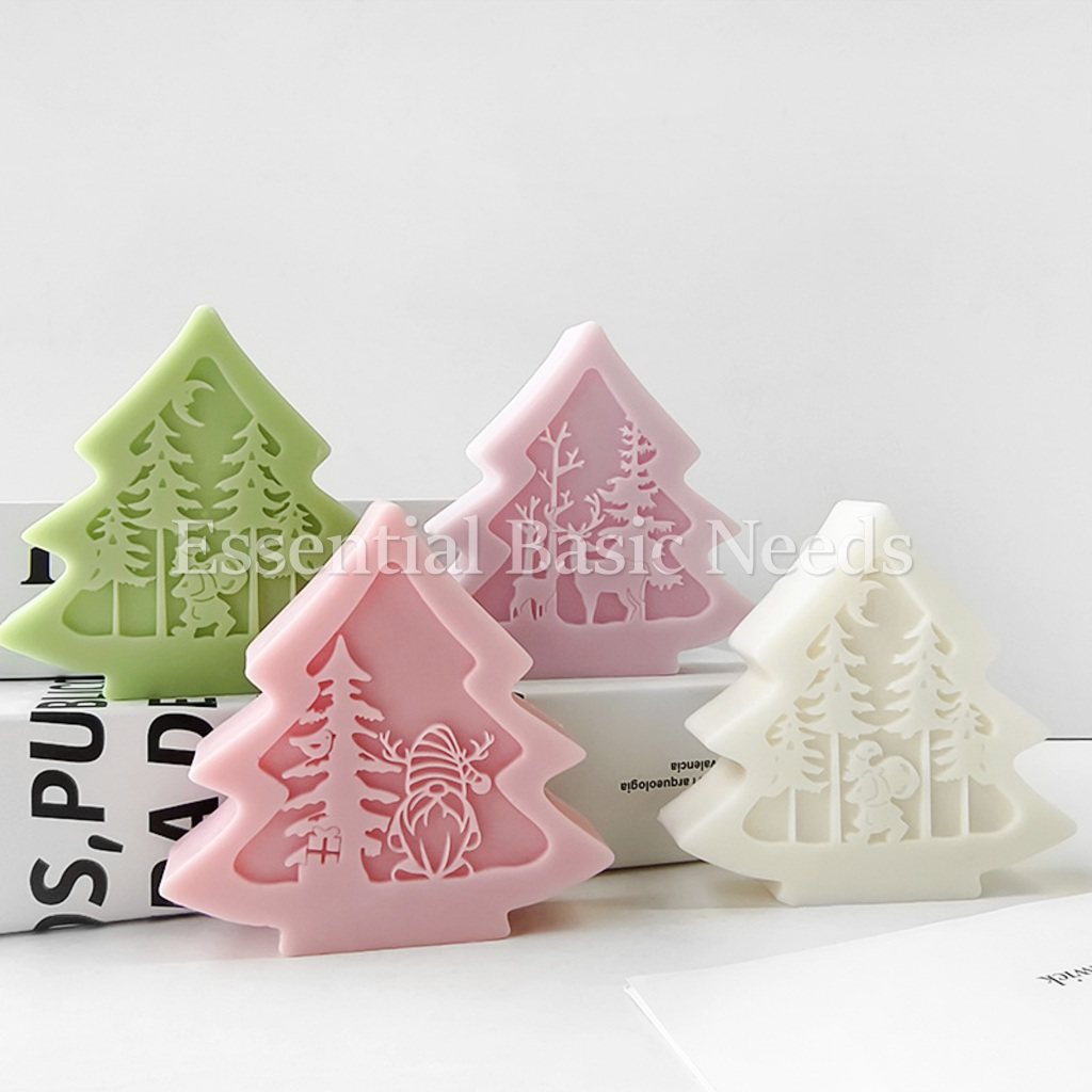 Flat Holiday Christmas Tree Mold, Christmas Tree Standing Mold | Shopee ...