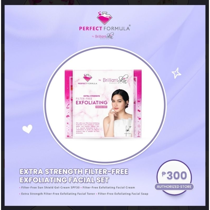 Perfect Formula Extra Strength Filter-Free Exfoliating Facial Set 250g ...