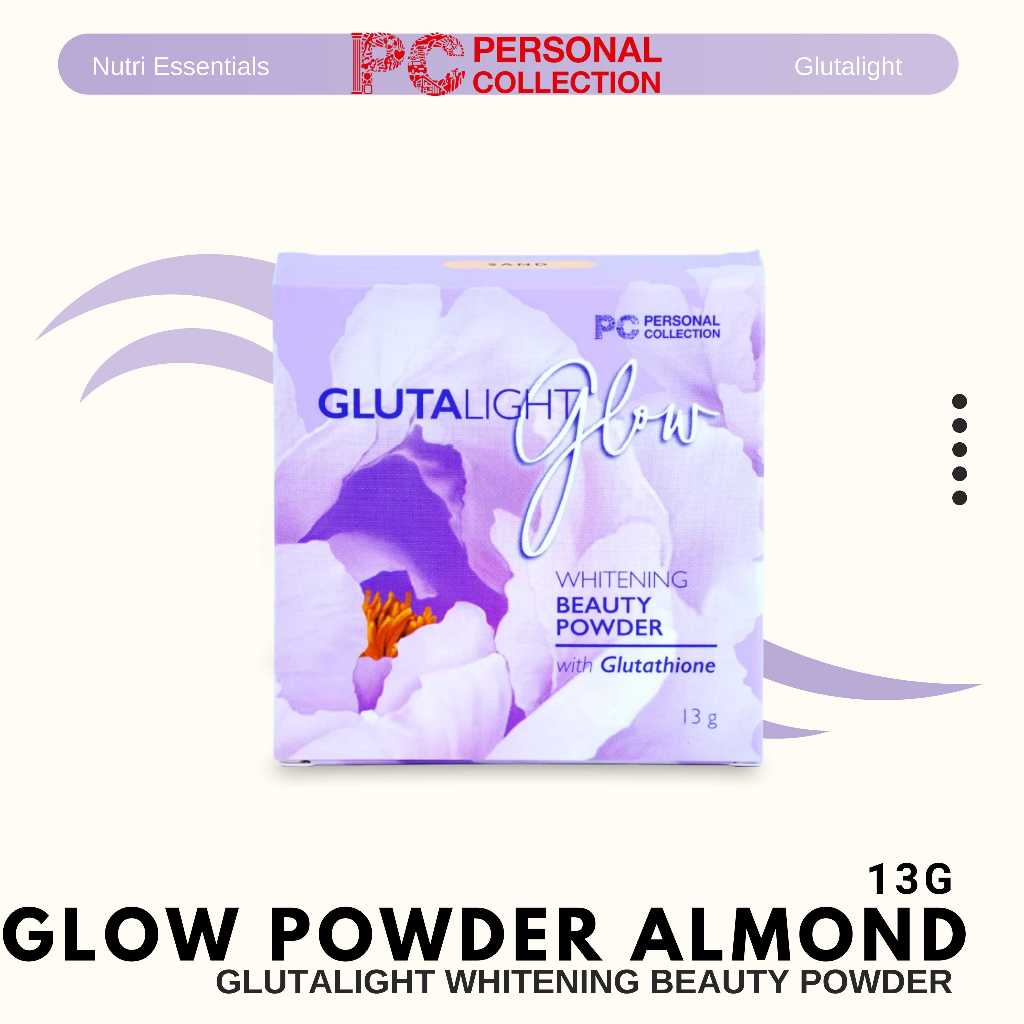 Personal Collection Glutalight Glow Powder Almond Whitening Beauty ...