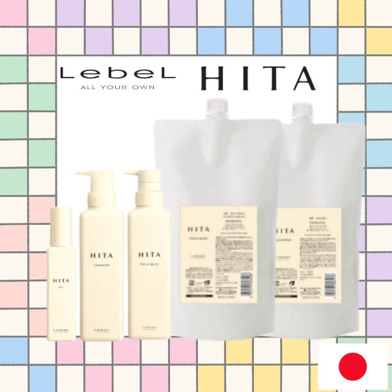 LebeL HITA Shampoo Treatment 400ml/800ml(refill) . Oil 90ml【made in ...