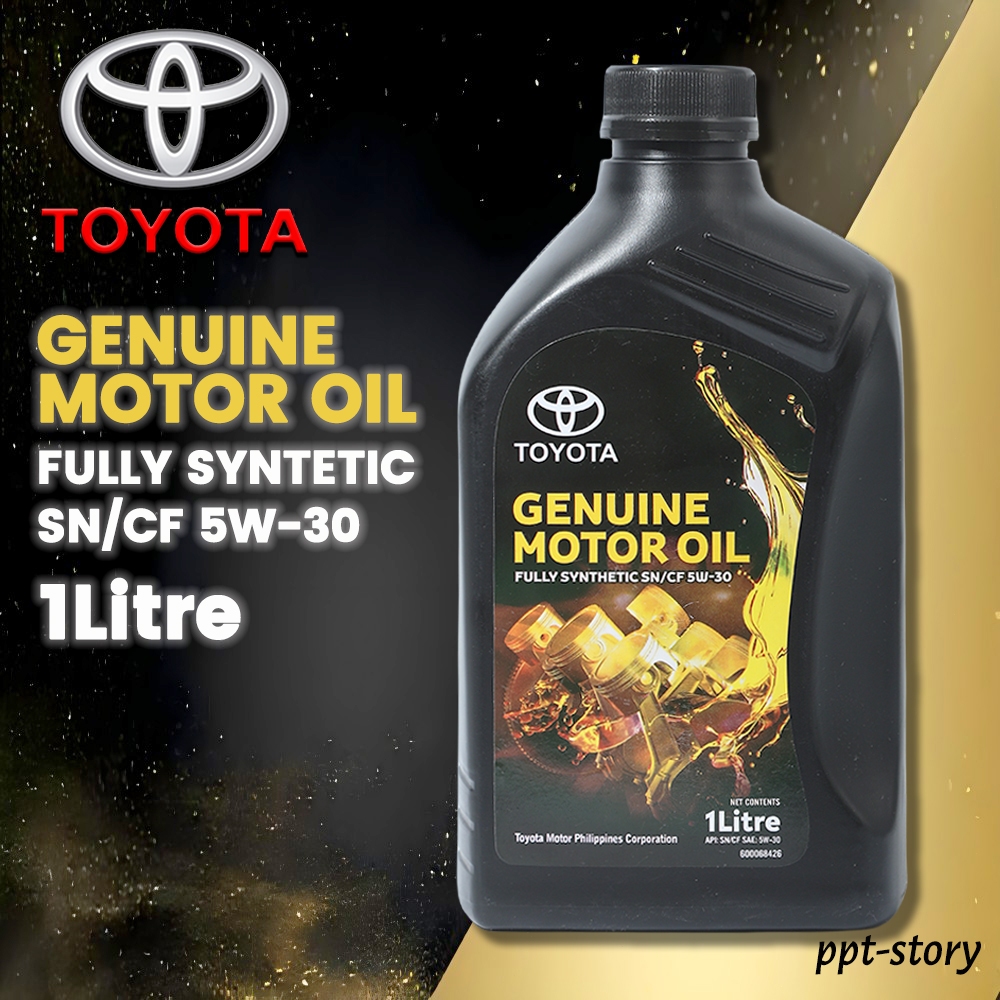 Toyota Genuine Motor Oil Fully Synthetic 5W-30 1L bottle Original ...