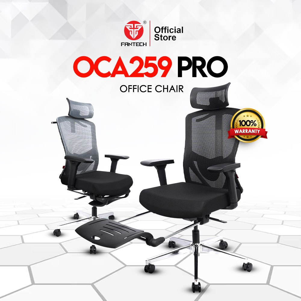 Fantech OCA259 PRO Office Chair Adjustable Lumbar Support & 4D Armrest ...