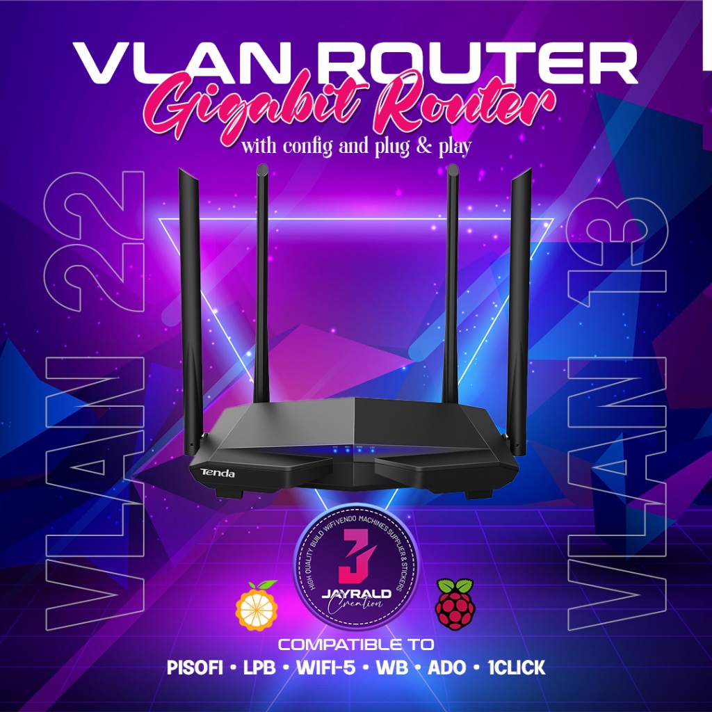 VLAN Router for PISOWIFI Gigabit Router | Shopee Philippines