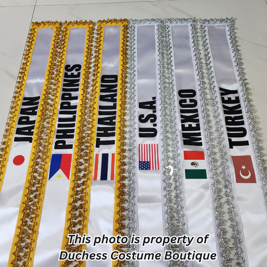 United Nations Sash PREMIUM Full Length Sash (front to back) UN SASH ONLY | Shopee Philippines
