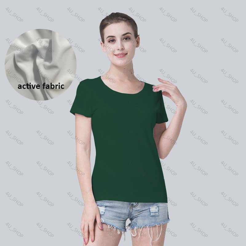 Plain round neck shirt Tshirt collection for women basic casual ACTIVE ...
