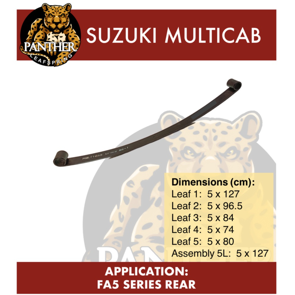 Molye / Leaf Spring Suzuki Multicab Rear (MATIBAY) | Shopee Philippines