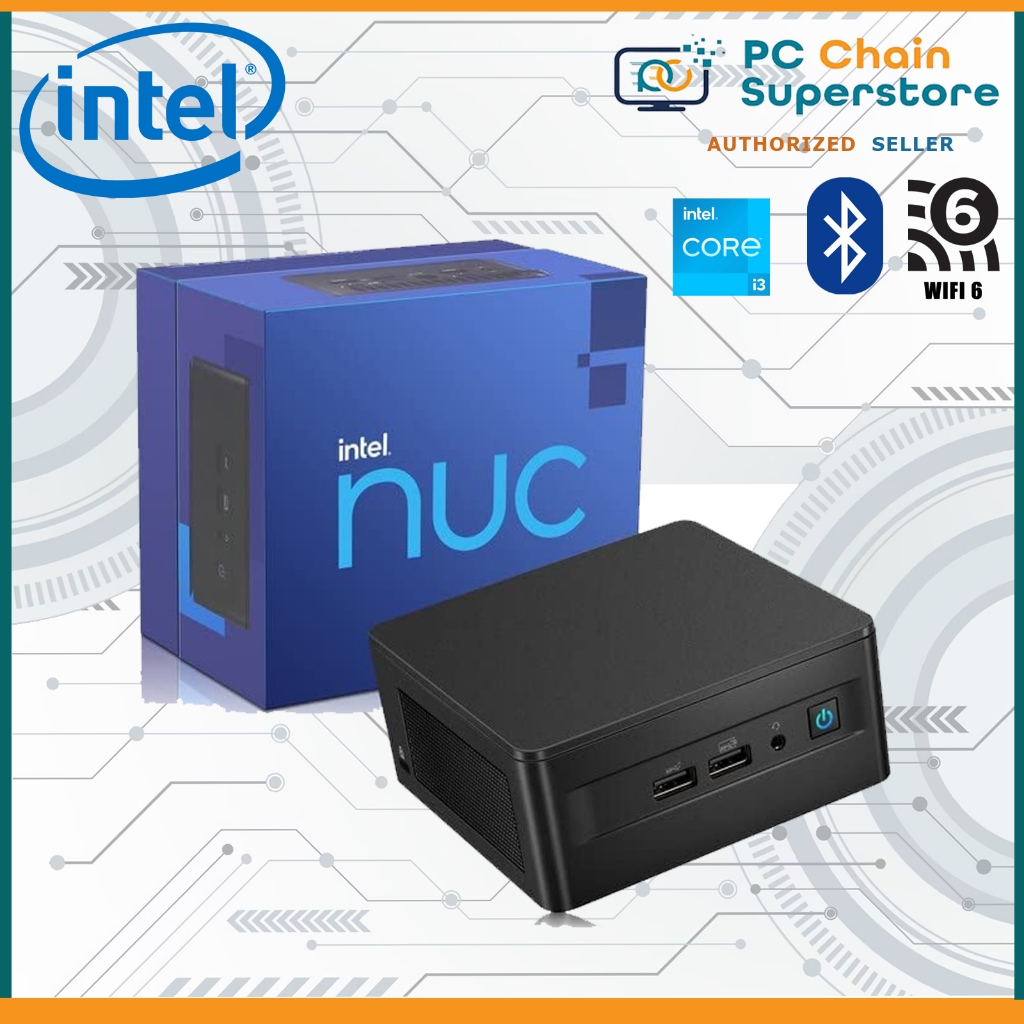 Intel NUC i3 12 Core I3-1220P 12th Gen Barebone Mini PC with Integrated Graphics / Wifi6 ...