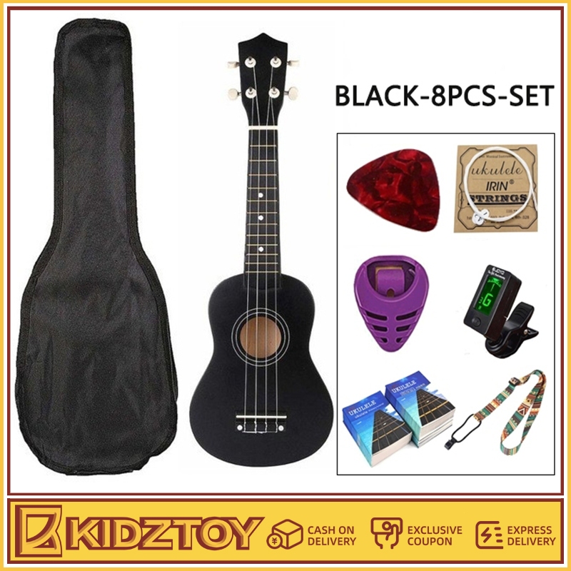 21 Inch Ukulele Soprano 4-String Spruce Basswood Guitar Playing ...