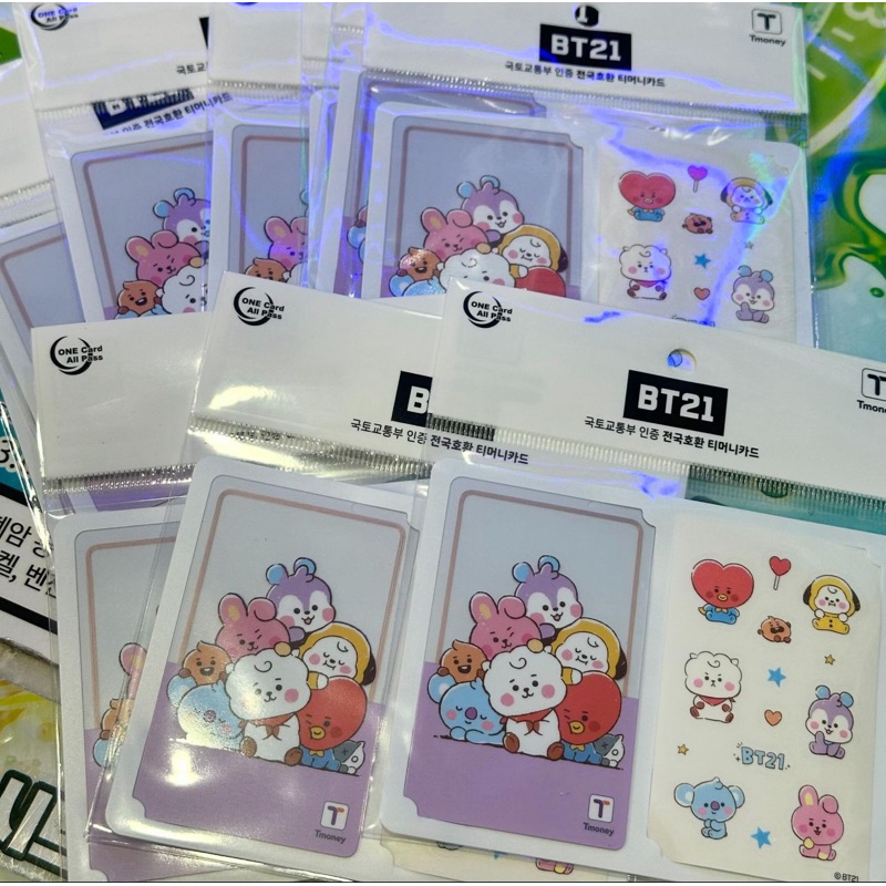 BT21 TMONEY + STICKER SET | Shopee Philippines