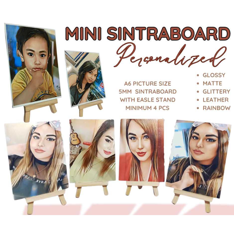 Mini Sintra with Wooden Stand PERSONALIZED Picture Display,Wall Display ...