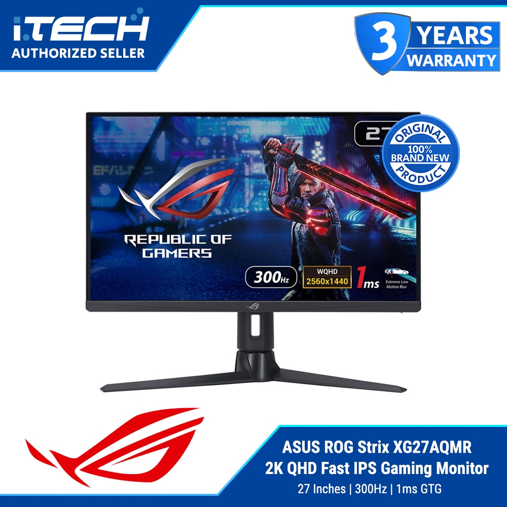 ASUS ROG Strix XG27AQMR 27" 300Hz 2K QHD Fast IPS Gaming Monitor ...