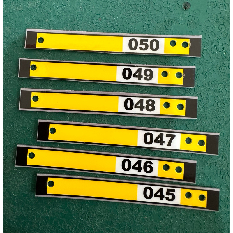 100 pcs Derby plastic legband personalize leg band for Derby cockpit ...