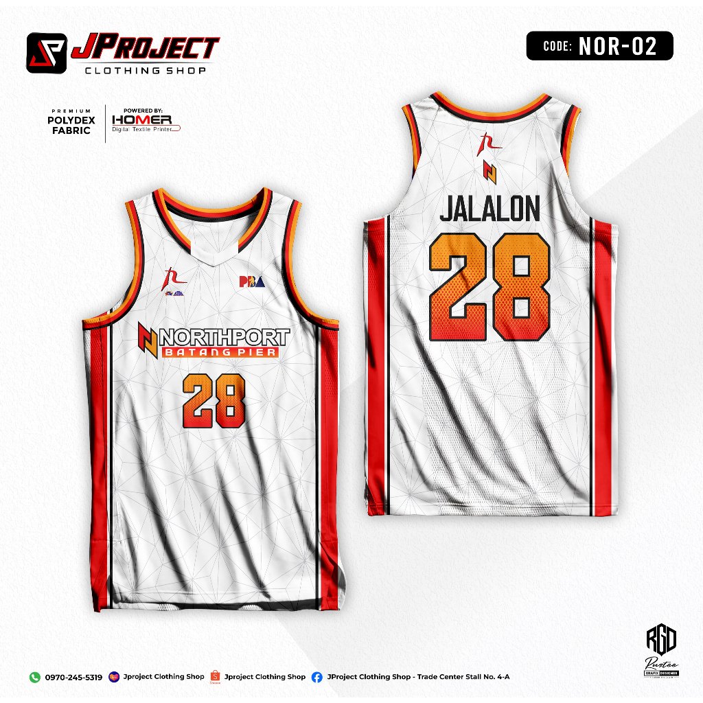 PBA JPROJECT PREMIUM BASKETBALL JERSEY (A) | Shopee Philippines