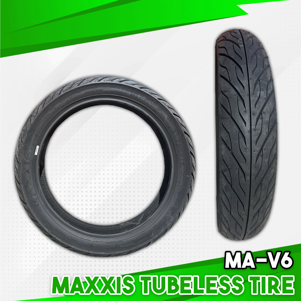 MAXXIS TUBELESS TIRE BY 14 MA-V6 | Shopee Philippines