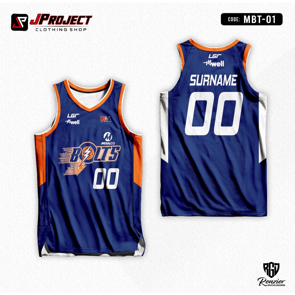 PBA JPROJECT PREMIUM BASKETBALL JERSEY (G) | Shopee Philippines