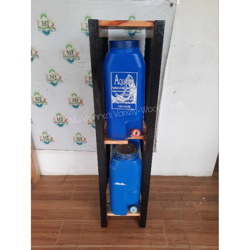 Mineral Water Stand | Waterjugs Rack | 3-layers |Wooden Rack | Shopee ...