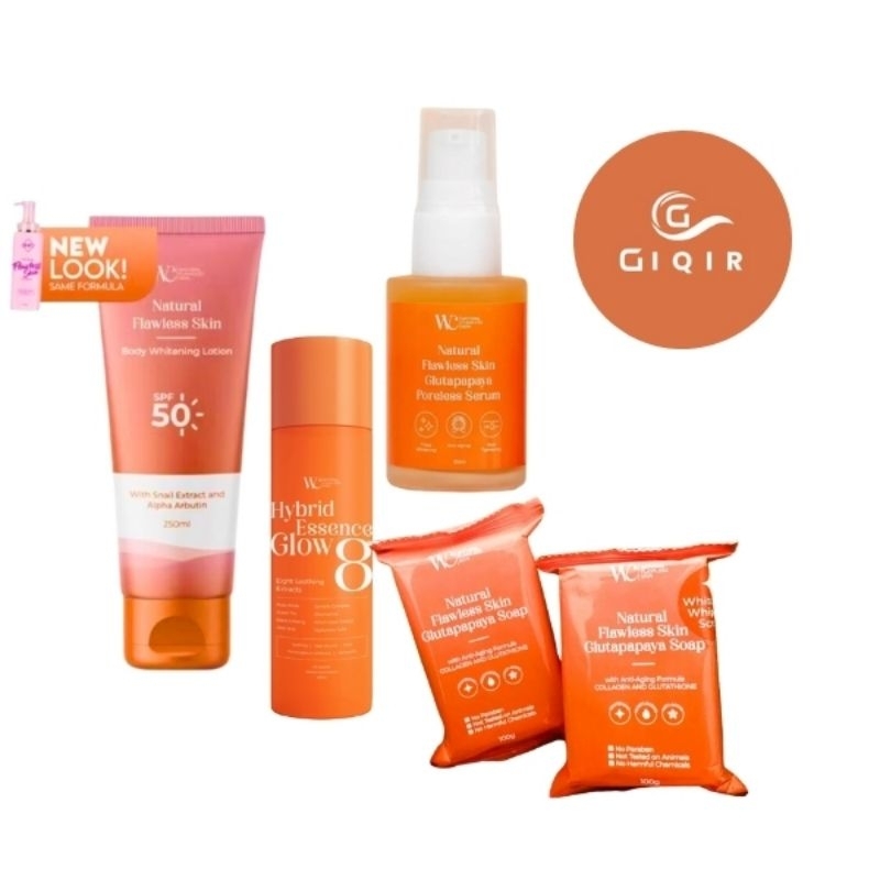 WC NATURAL FLAWLESS SKIN COMPLETE PACKAGE SET | Shopee Philippines